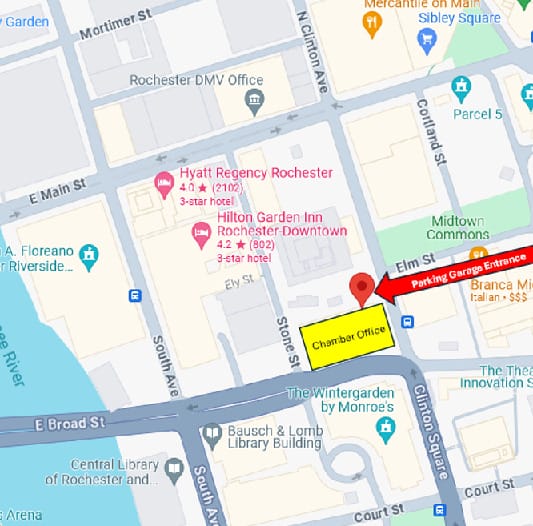 Visiting Greater Rochester Chamber & Parking Details - Greater ...