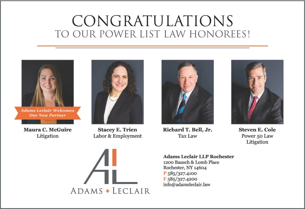 Four Partners at Adams Leclair Named to Prestigious Power Lists, and ...