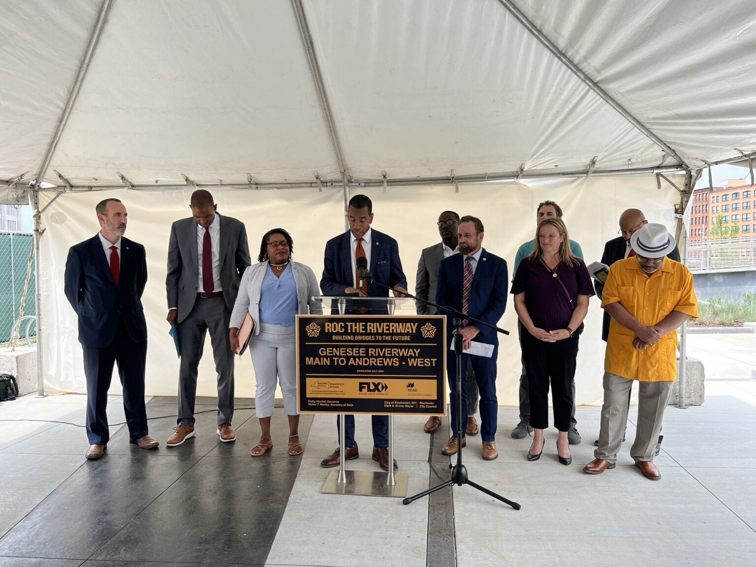 Austin Steward Plaza Dedication Marks Major Milestone in Downtown Rochester Revitalization ...