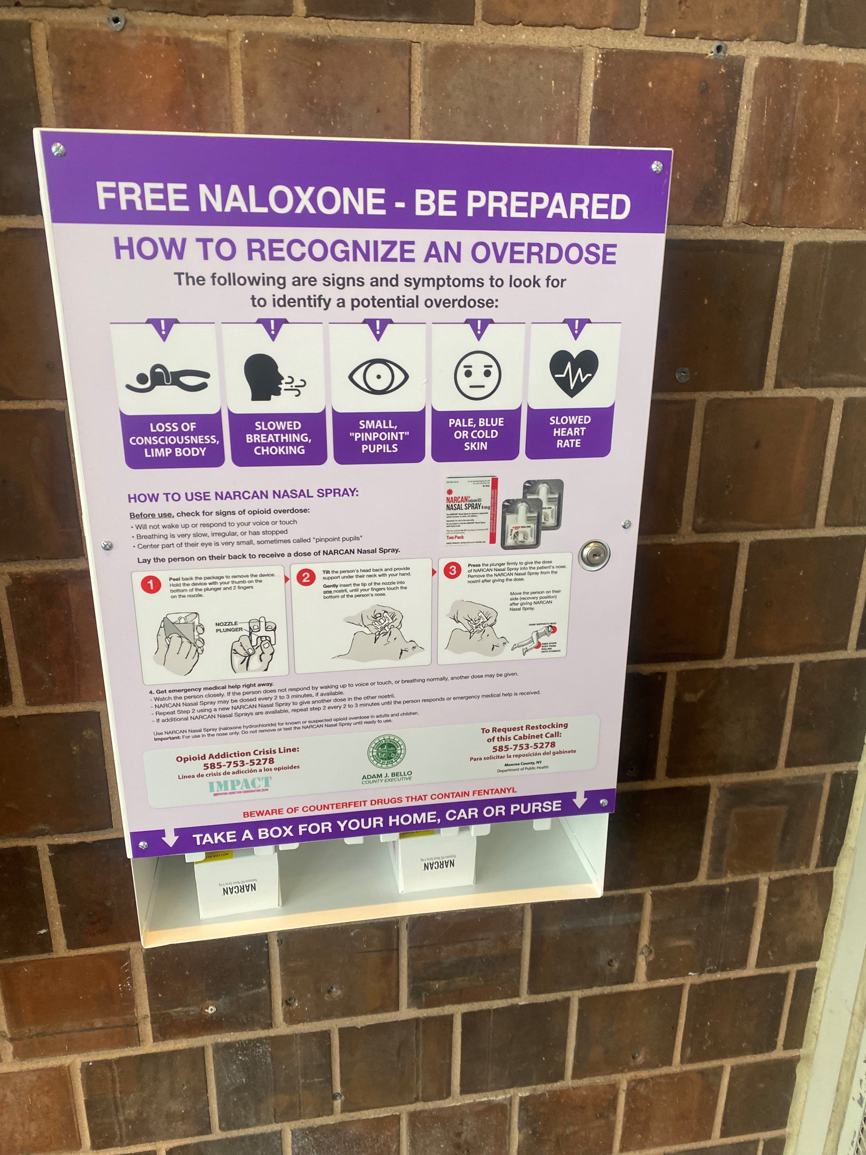 Naloxbox Vending Machines Available to Monroe County Businesses at No ...